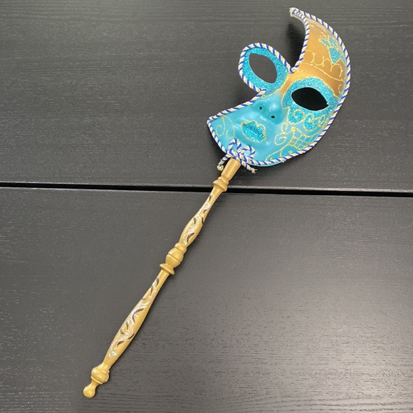 Wall Decor | Venetian Masquerade Mask On Stick | Poshmark
